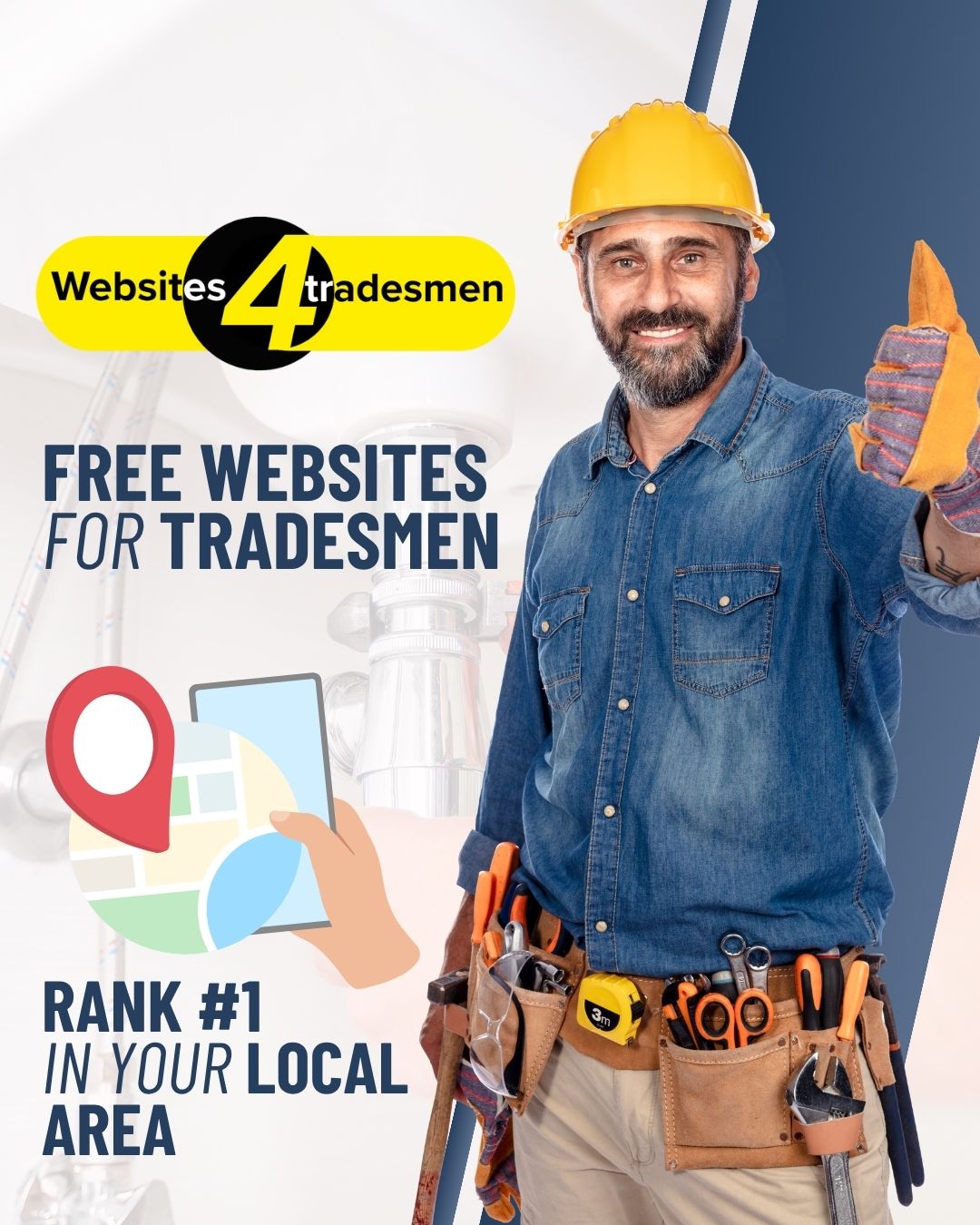 Websites for Trades - FREE Websites for Tradesmen Rank #1